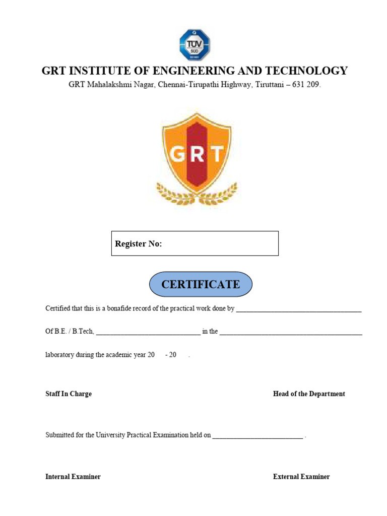 Front Page Record | PDF