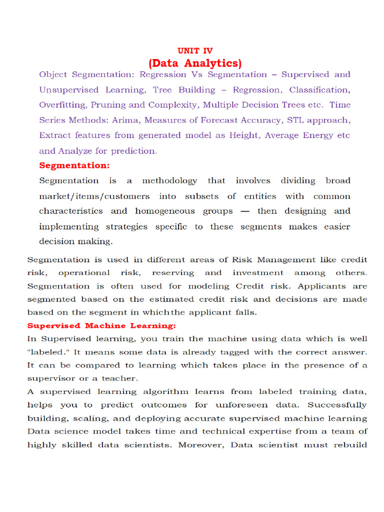 DA Unit IV | PDF