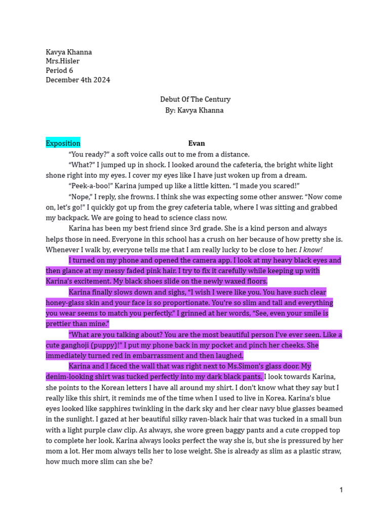 7th Grade Narrative Final Draft (1) | PDF