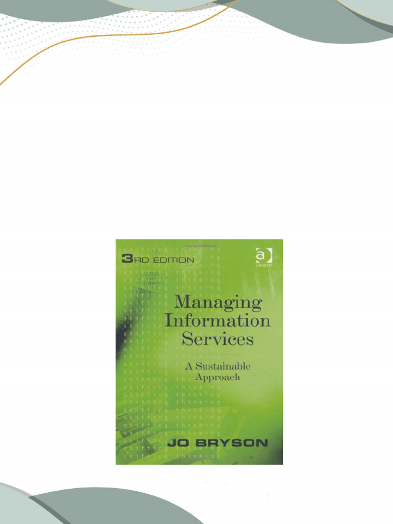 Get Managing Information Services 3rd Edition Jo Bryson Free All ...
