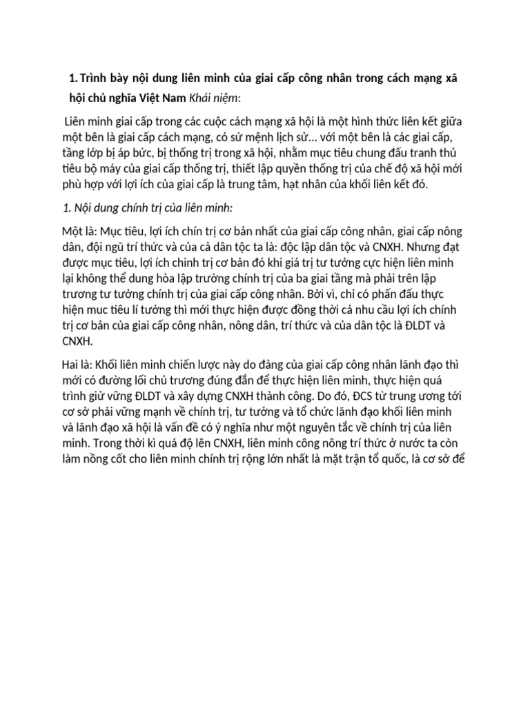 De Cuong On Tap Mon Chu Nghia Xa Hoi Khoa Hoc 4360 | PDF