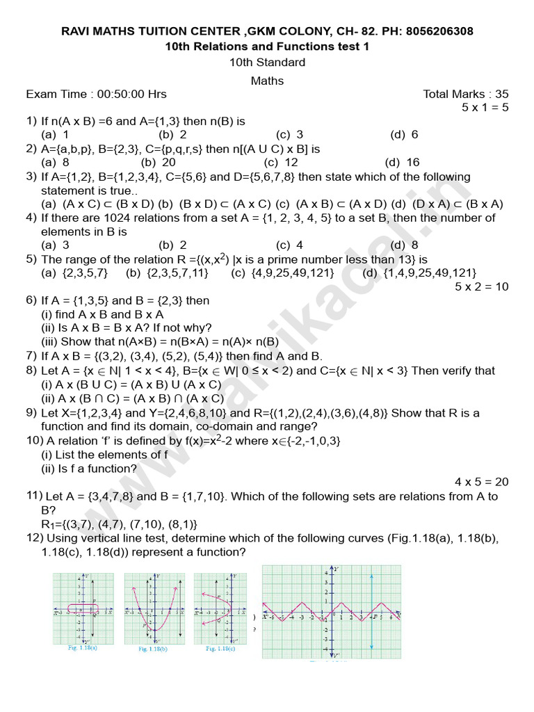 10th Maths 102 Question Papers (2) | PDF | Mathematics