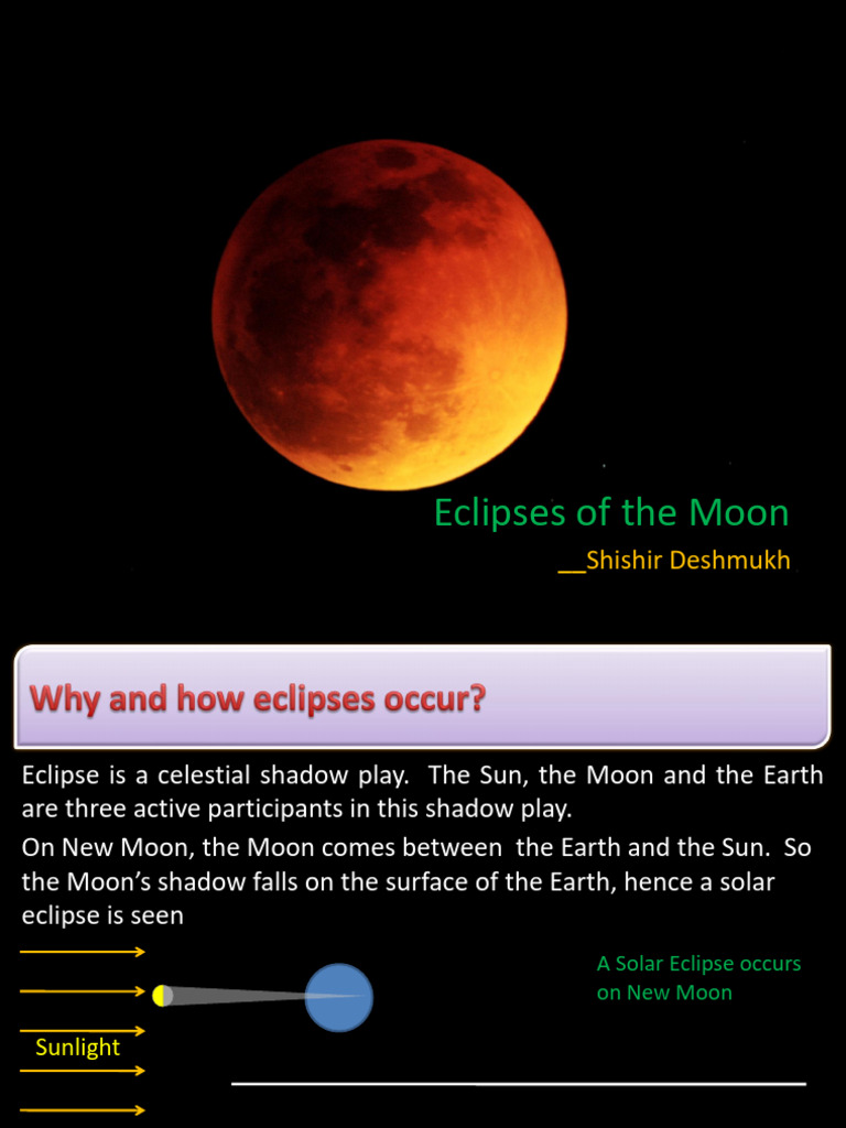 14.lunar Eclipses-Shishir Deshmukh | PDF | Solar Eclipse | Eclipse
