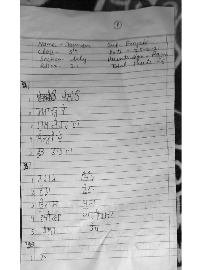 Jaiman Roll No 21 | PDF