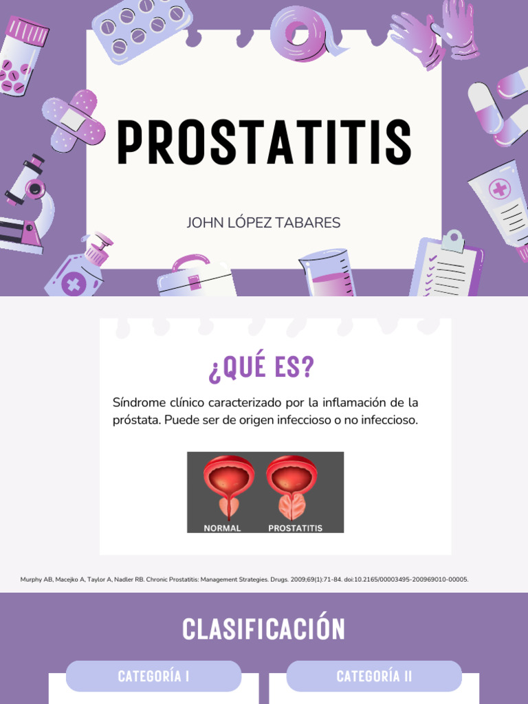 PROSTATITIS | PDF | Enfermedades y trastornos | Medicina CLINICA