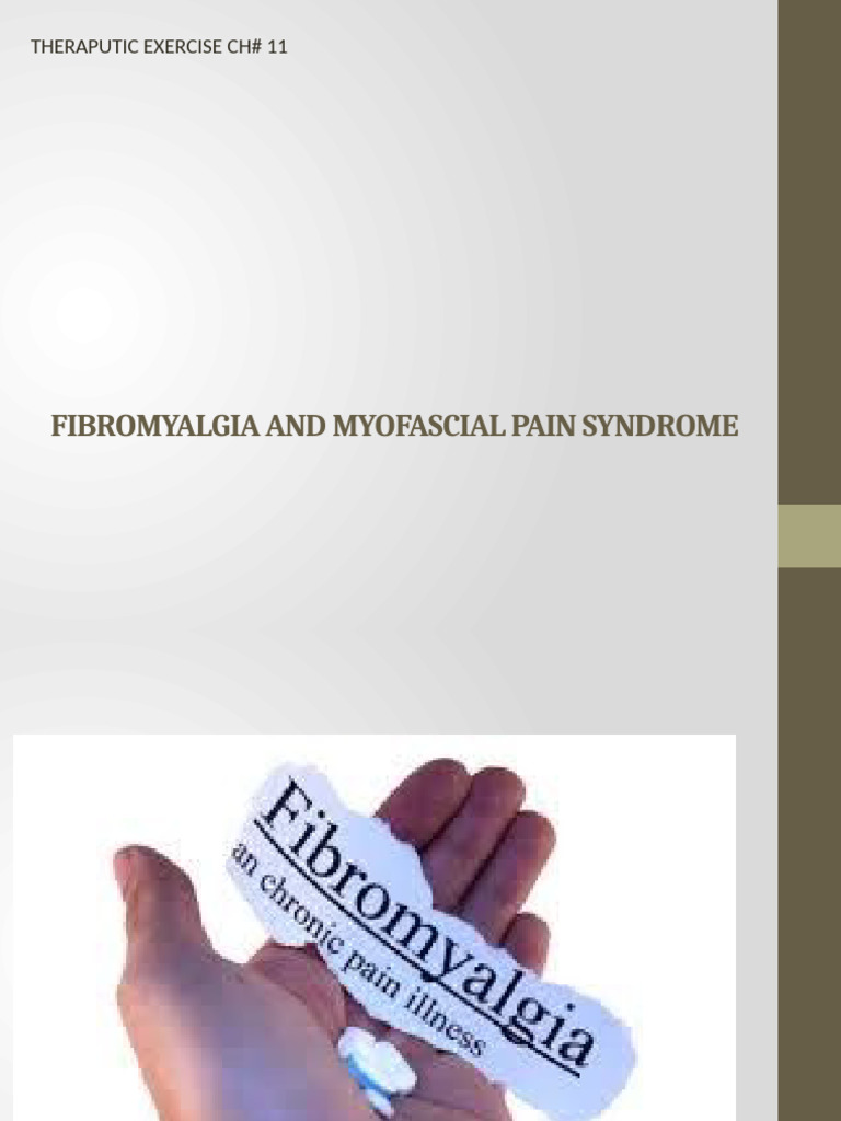 Fibromyalgia and Myofascial Pain Overview | PDF | Fibromyalgia ...