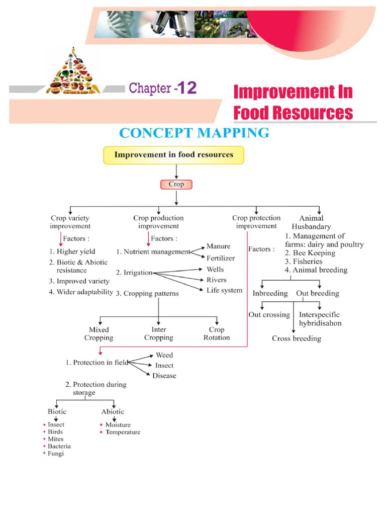 IX - Improvement in Food Resources Notes | PDF