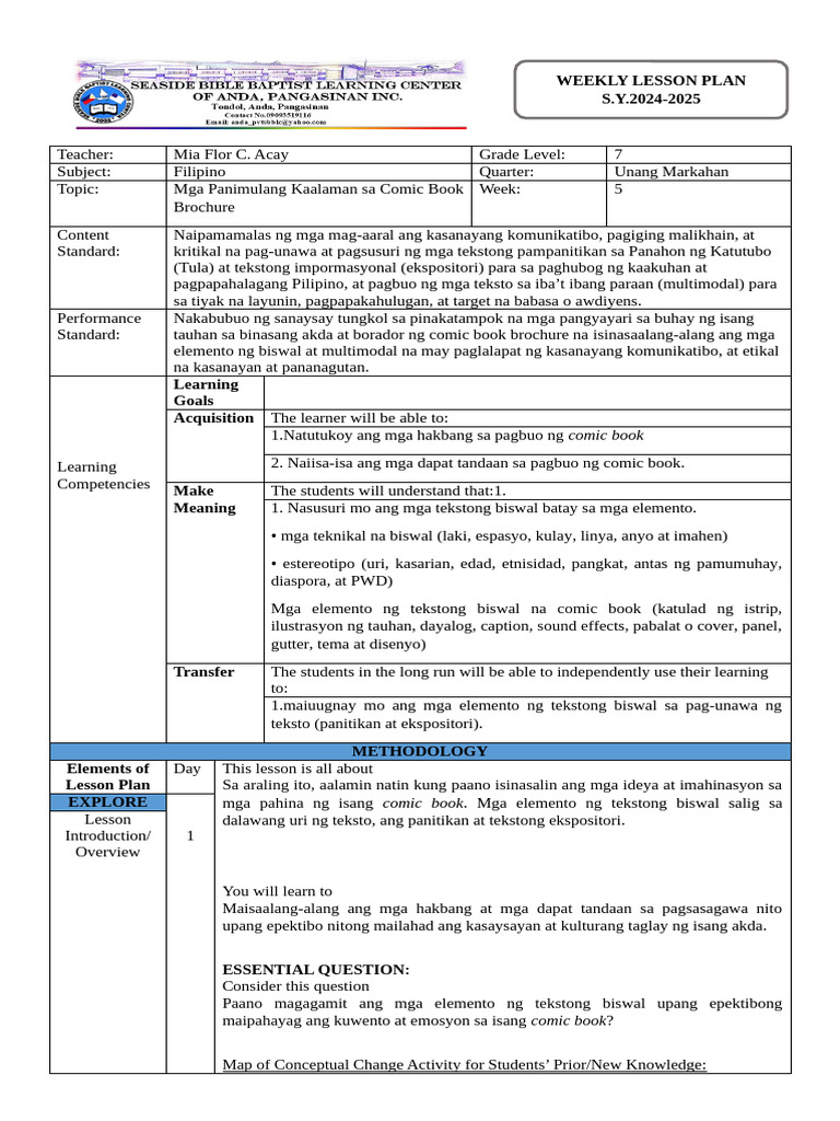 5 Weekly LP G7-Fil | PDF