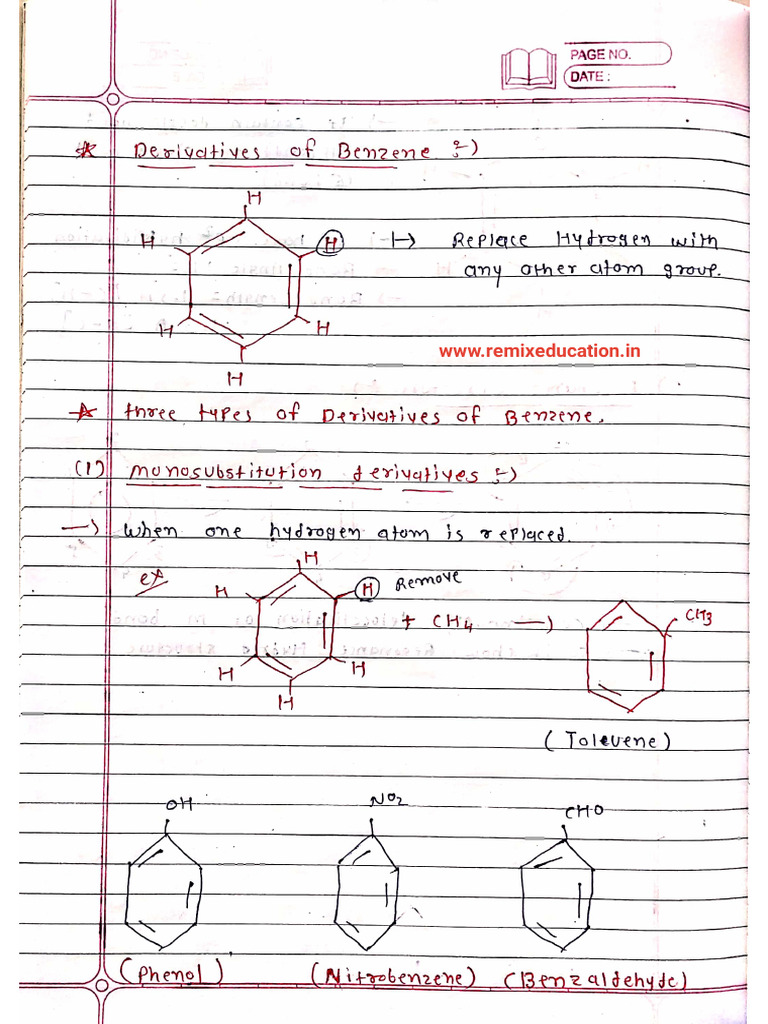 Derivatives of Benzene | PDF