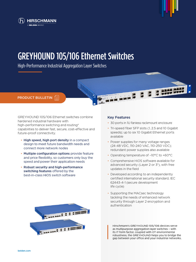 HIRSCHMANN-GREYHOUND-105-106-2024-03-PB282-EN Lowres-1 | PDF | Network ...