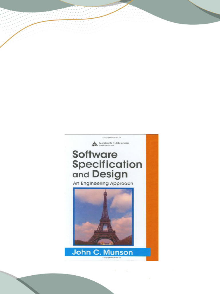 Instant download Software Specification and Design An Engineering ... Instant download Software Specification and Design An Engineering ...