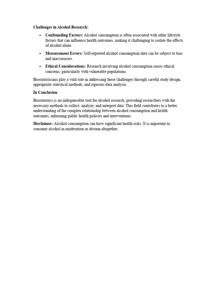 Role of Biostats Part 2 | PDF