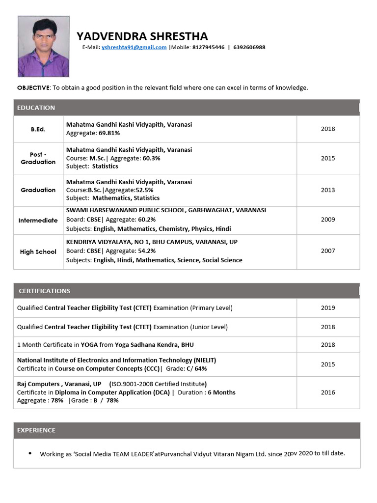 Yadvendra CV (puvvnl) (1) | PDF