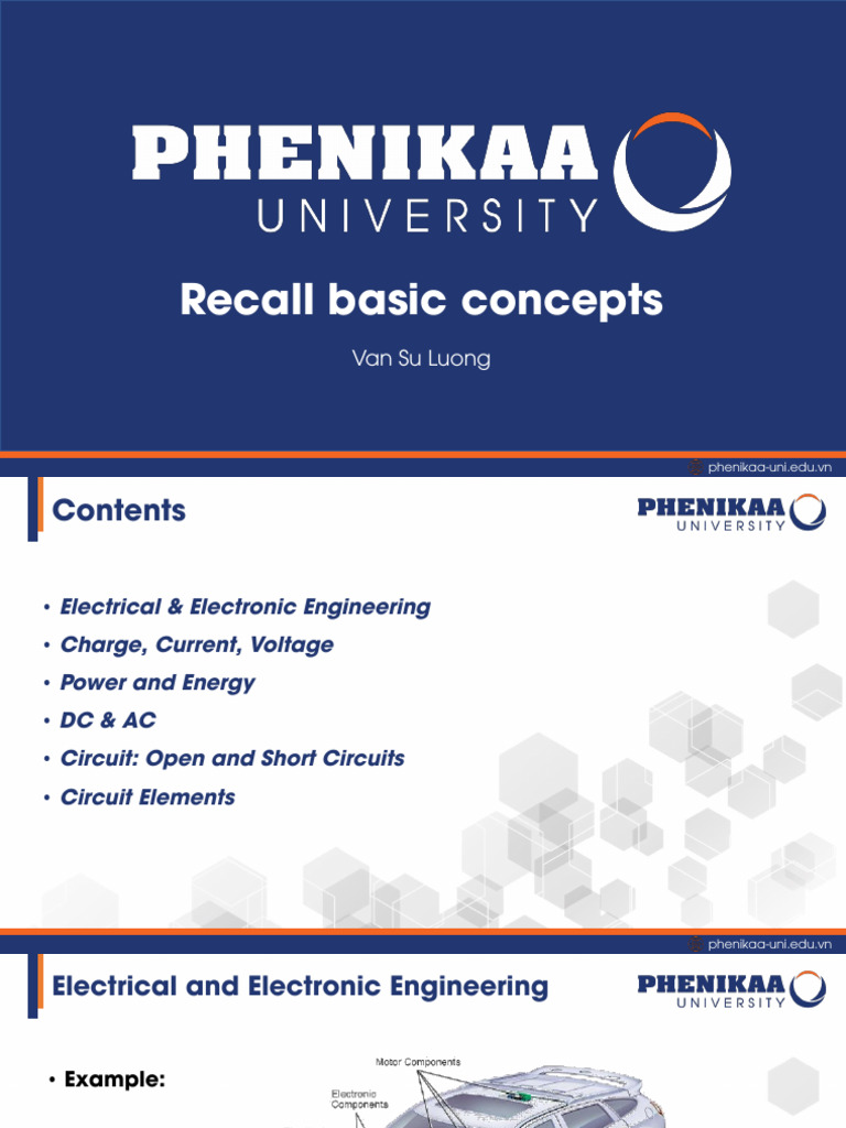 Chapter 1. Basic Concept - Rev | PDF | Voltage | Electric Power