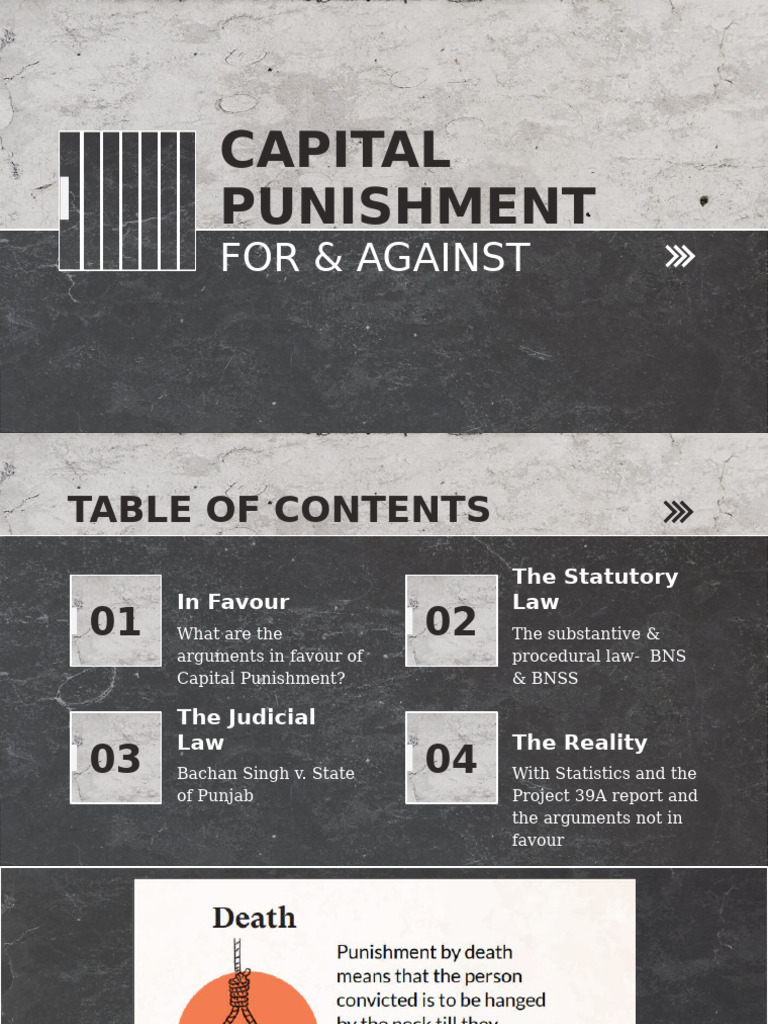 Capital Punishment: Pros & Cons | PDF | Capital Punishment | Death Row