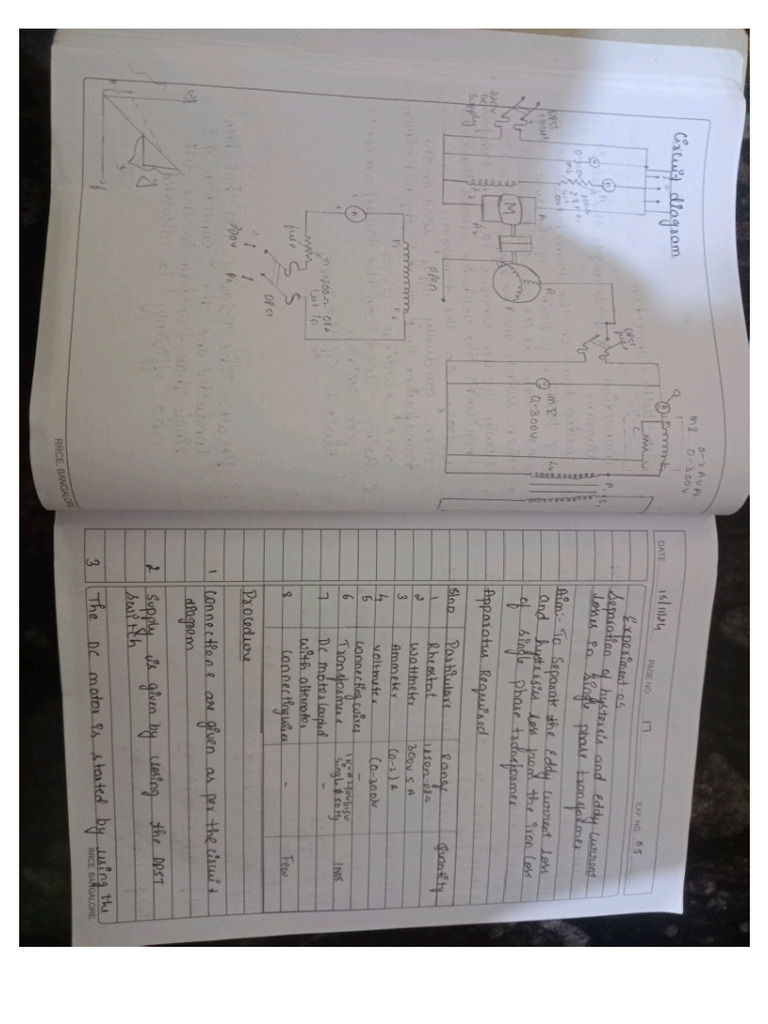 T and G 5th and 6th Experiment | PDF