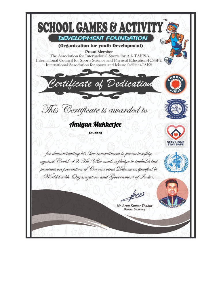 Pledge Certificate | PDF