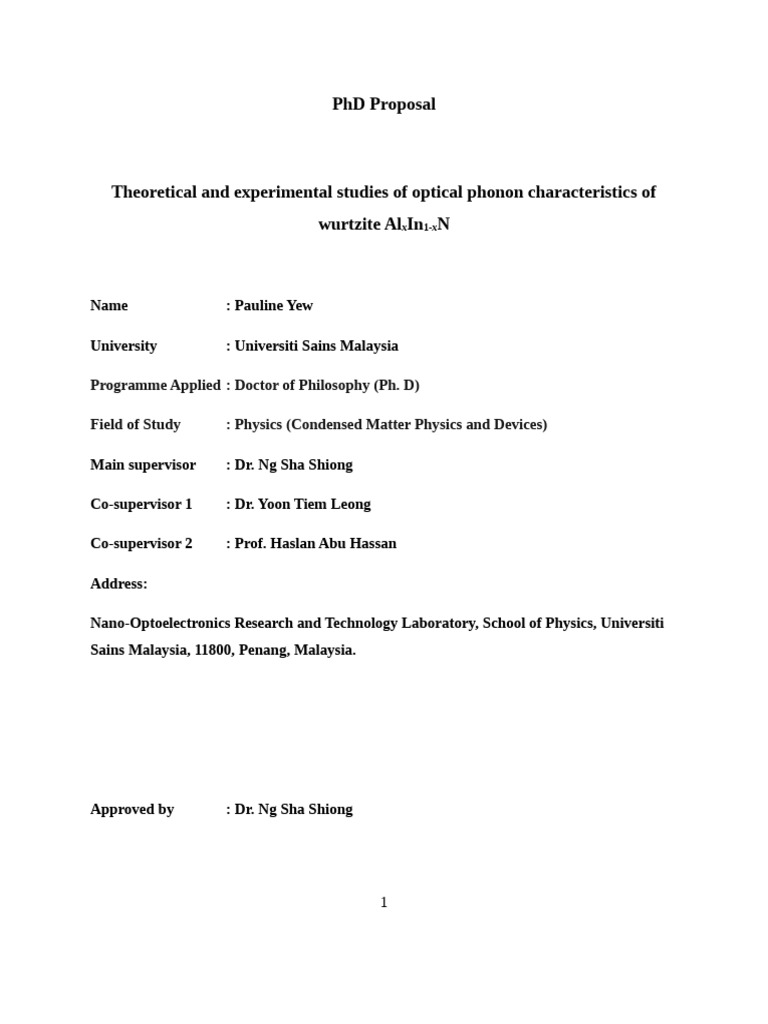 Research Proposal | PDF | Infrared Spectroscopy | Raman Spectroscopy