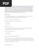 Cofactor Matrix - Formula, Definition, Examples | PDF | Mathematics ...