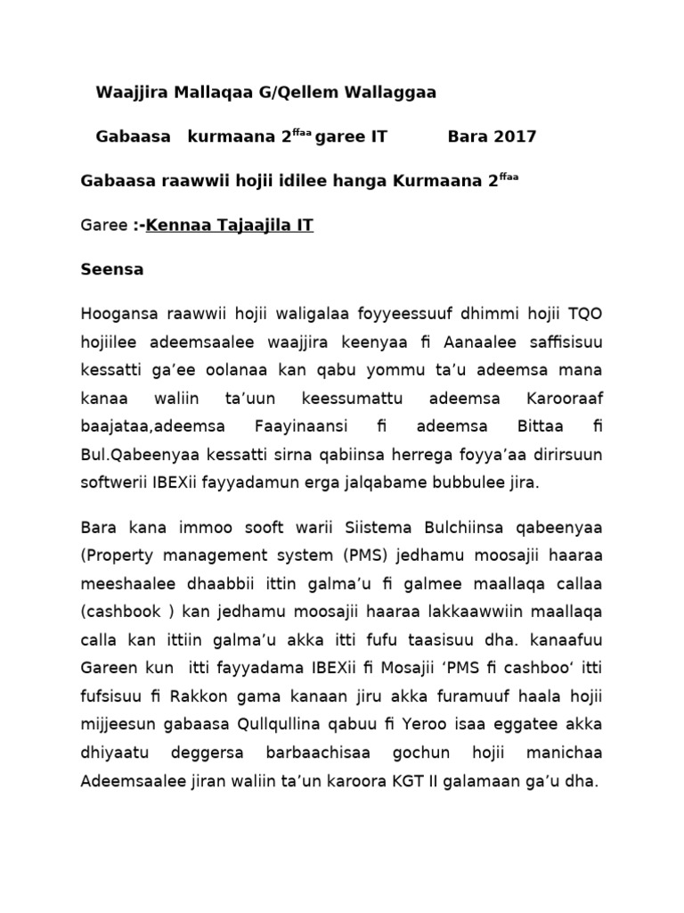 Gabaasa garee ait kur1ffaa | PDF