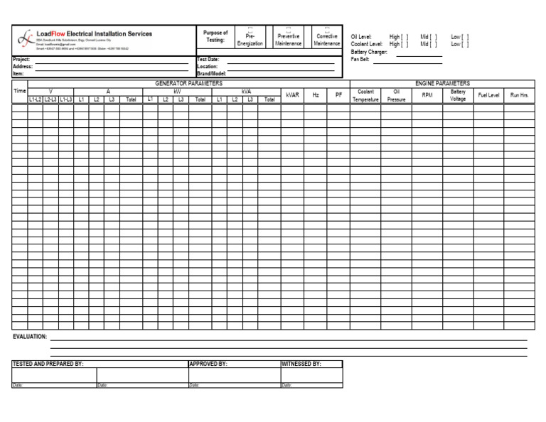 Genset Monitoring | PDF