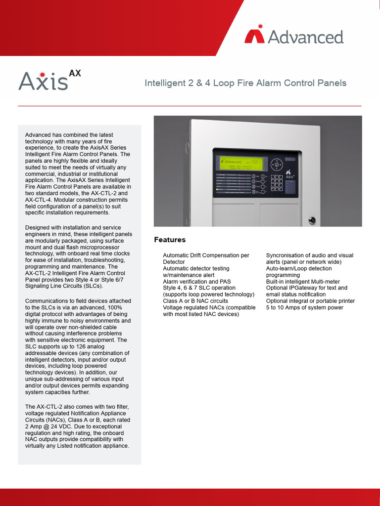 Intelligent 2 4 Loop Fire Alarm Control Panels | PDF | Computer Science ...