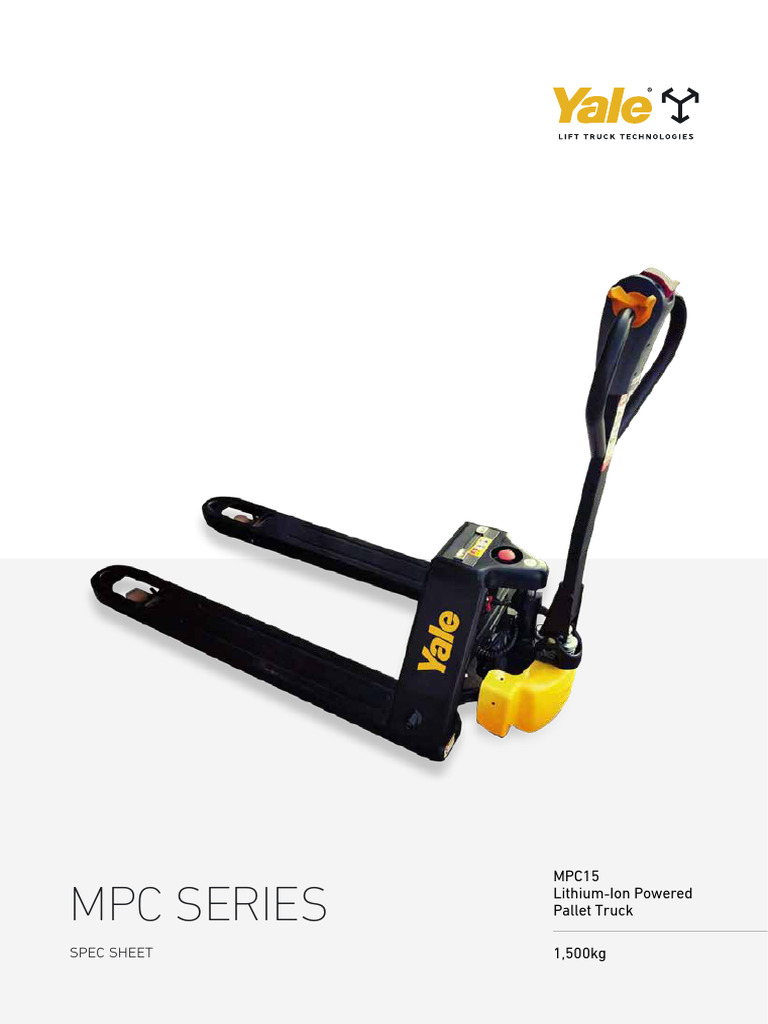 3025ybc3bc001 e en Sg Mpc15 Brochure | PDF | Forklift | Pallet