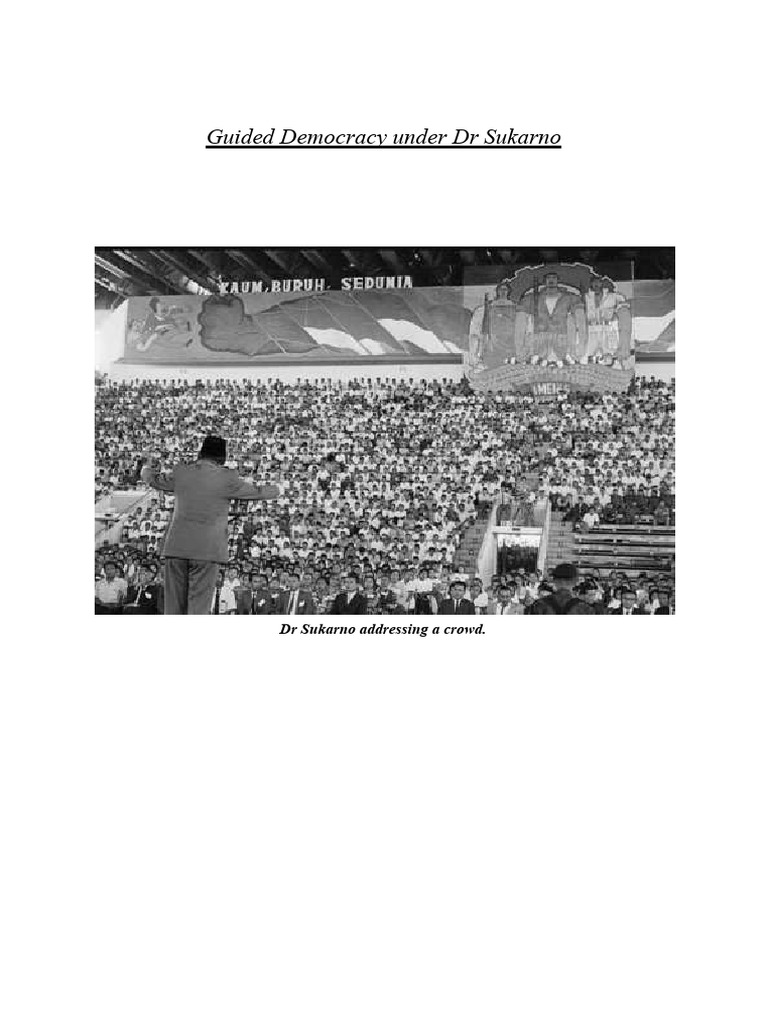 Guided Democracy Under DR Sukarno | PDF | Government | Indonesia