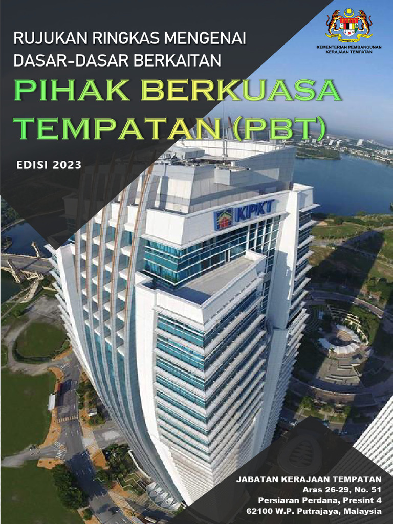 29052023 Rujukan Ringkas Mengenai Dasar Dasar Berkaitan Pbt | PDF