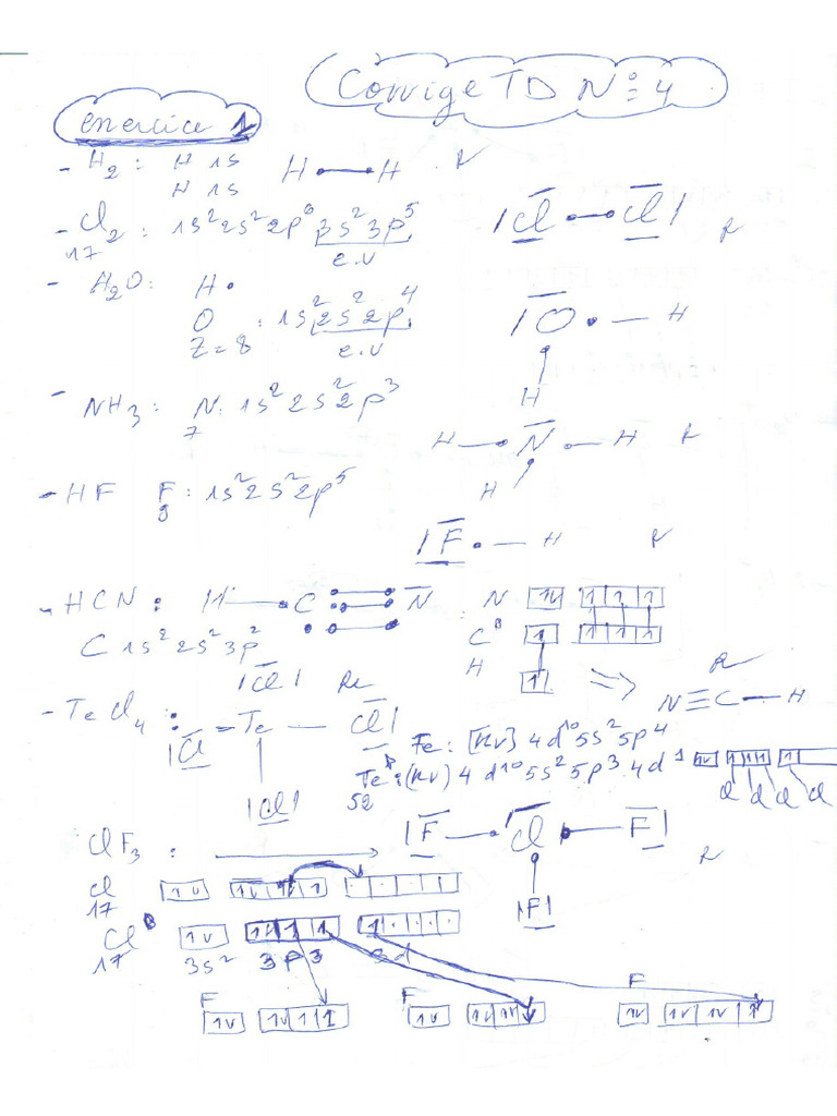 Solution-TD4 Chimie Minérale | PDF