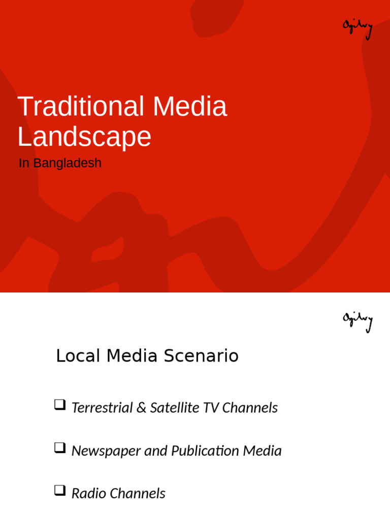 Mainstream Media Landscape - Bangladesh (Broad) | PDF | Television | Bangladesh