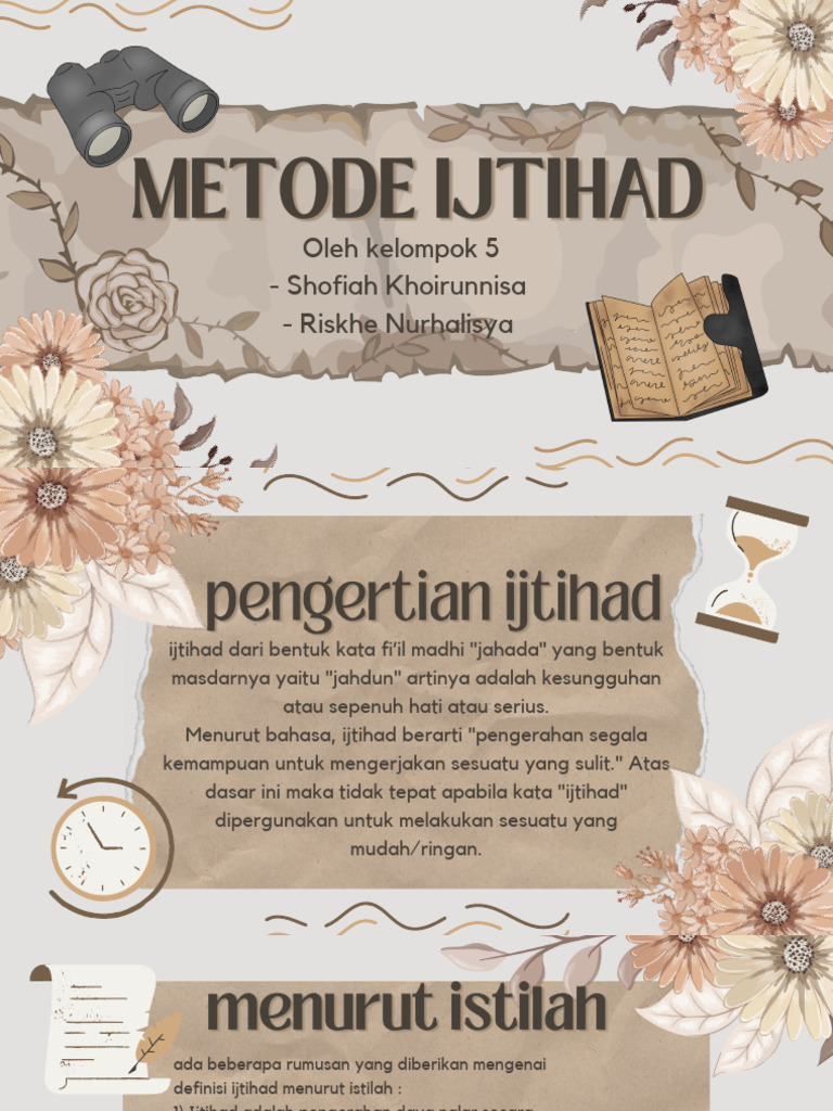 Pengertian dan Metode Ijtihad dalam Islam | PDF