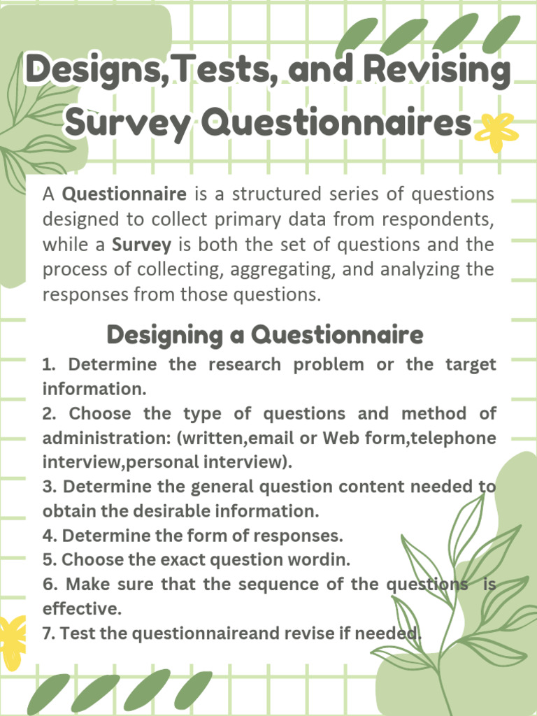 Inbound 8877796001452213960 | PDF | Questionnaire | Survey Methodology