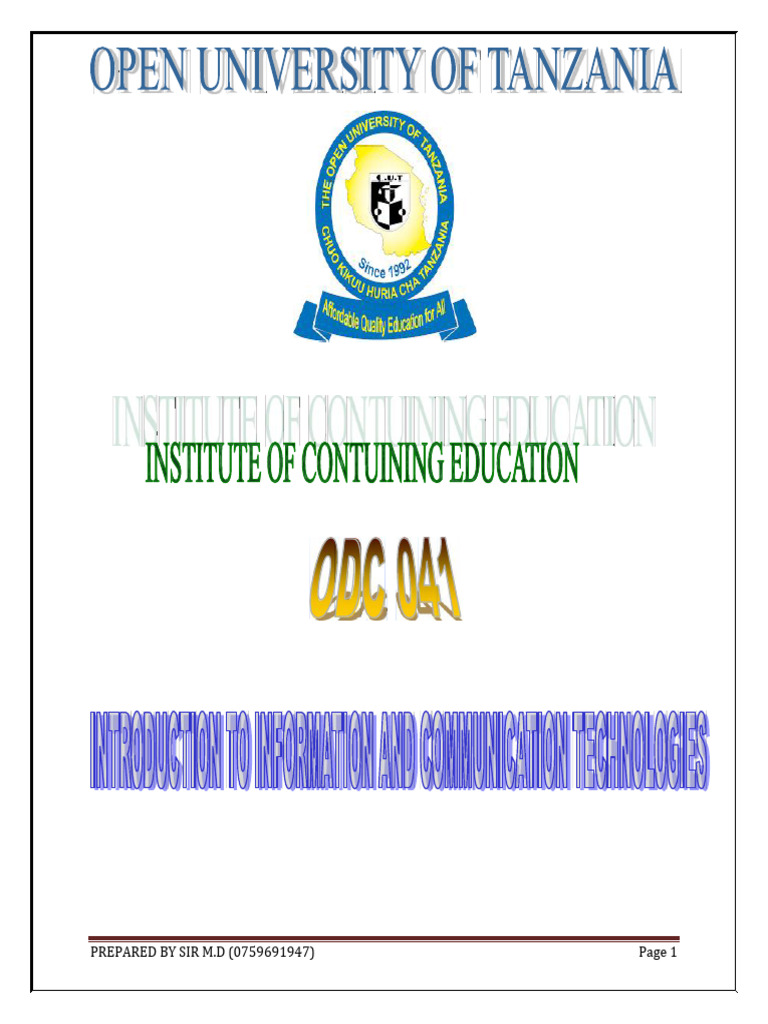 Introduction to ICTs in Education | PDF | Integrated Circuit | Computer Data Storage
