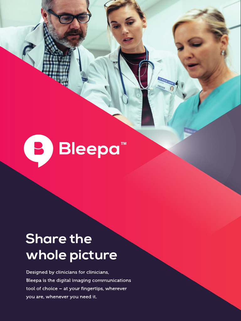 Bleepa Brochure | PDF | Medical Imaging | Hospital