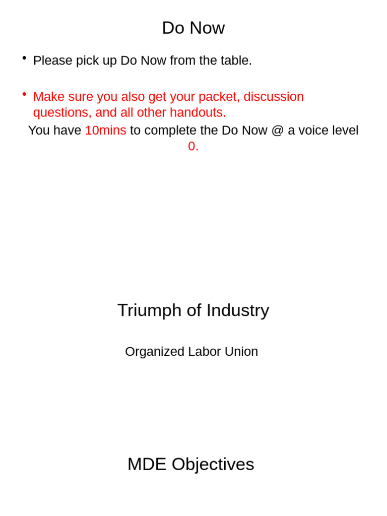 Organized Labor Movement | PDF | American Federation Of Labor | Trade Union