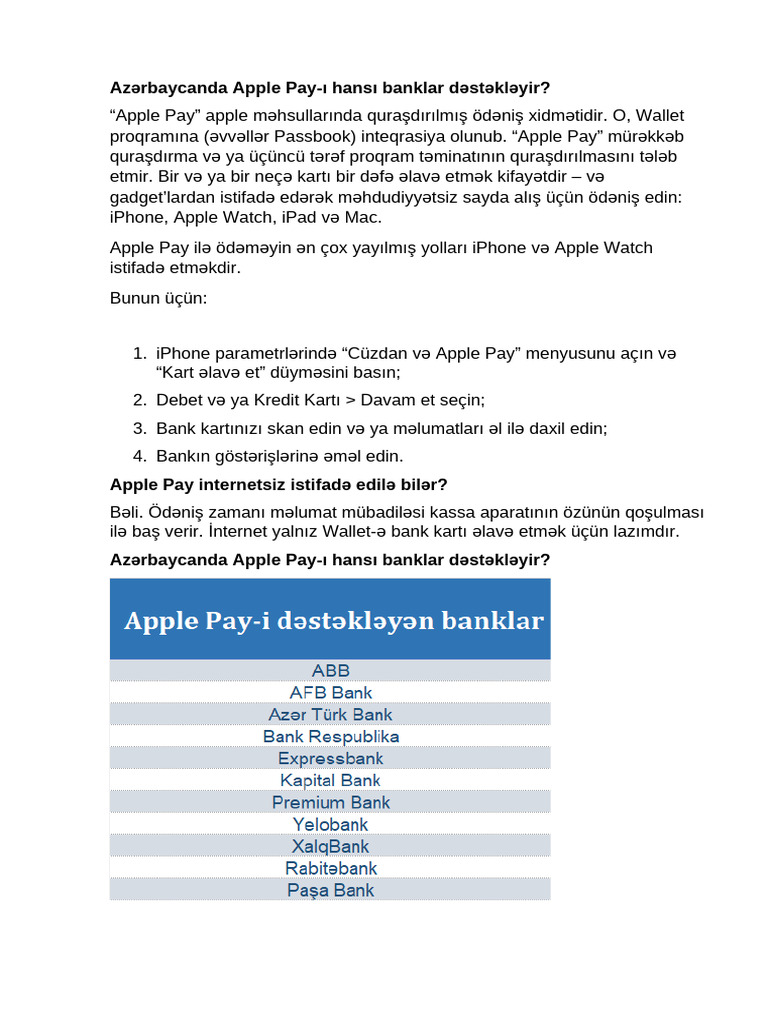 Apple Pay | PDF