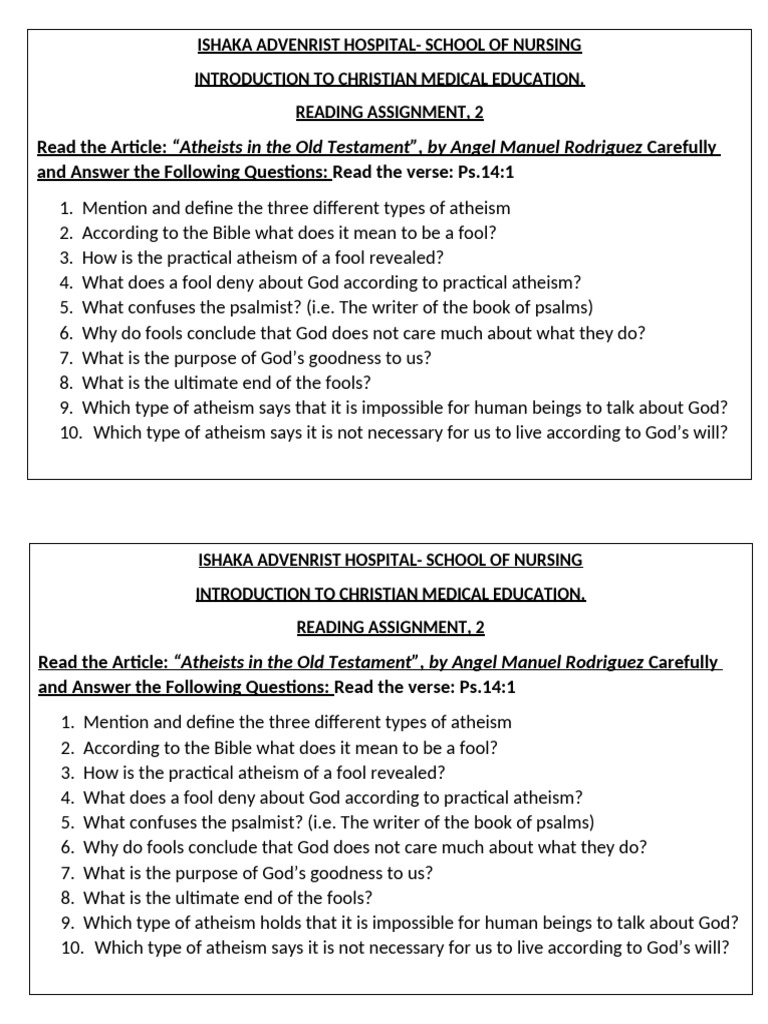 Atheism | PDF