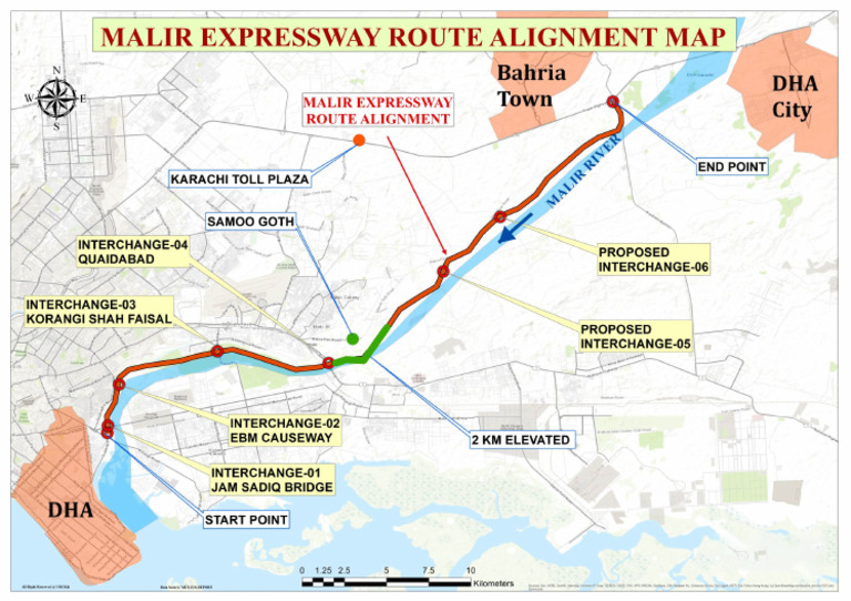 Malir-Expressway-Official-Map | PDF