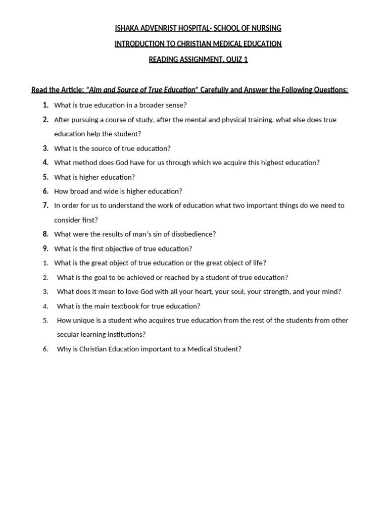 True Education - Copy | PDF