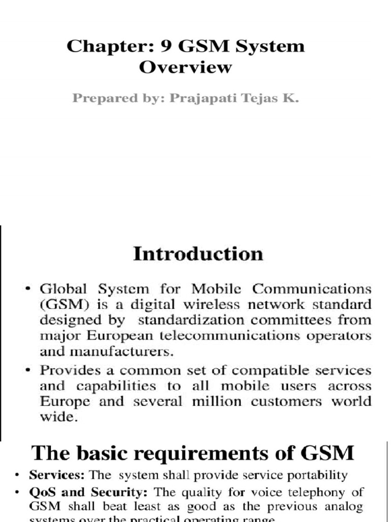 GSM - IA1 (1) | PDF