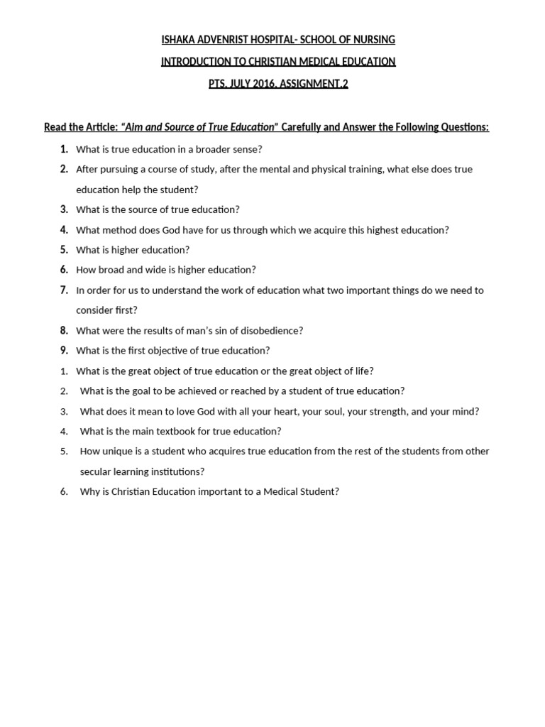 True Education | PDF