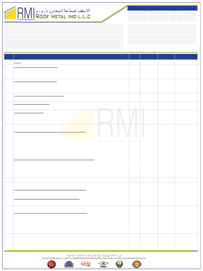 Quotation for SAB Building Project | PDF | Building Materials | Materials