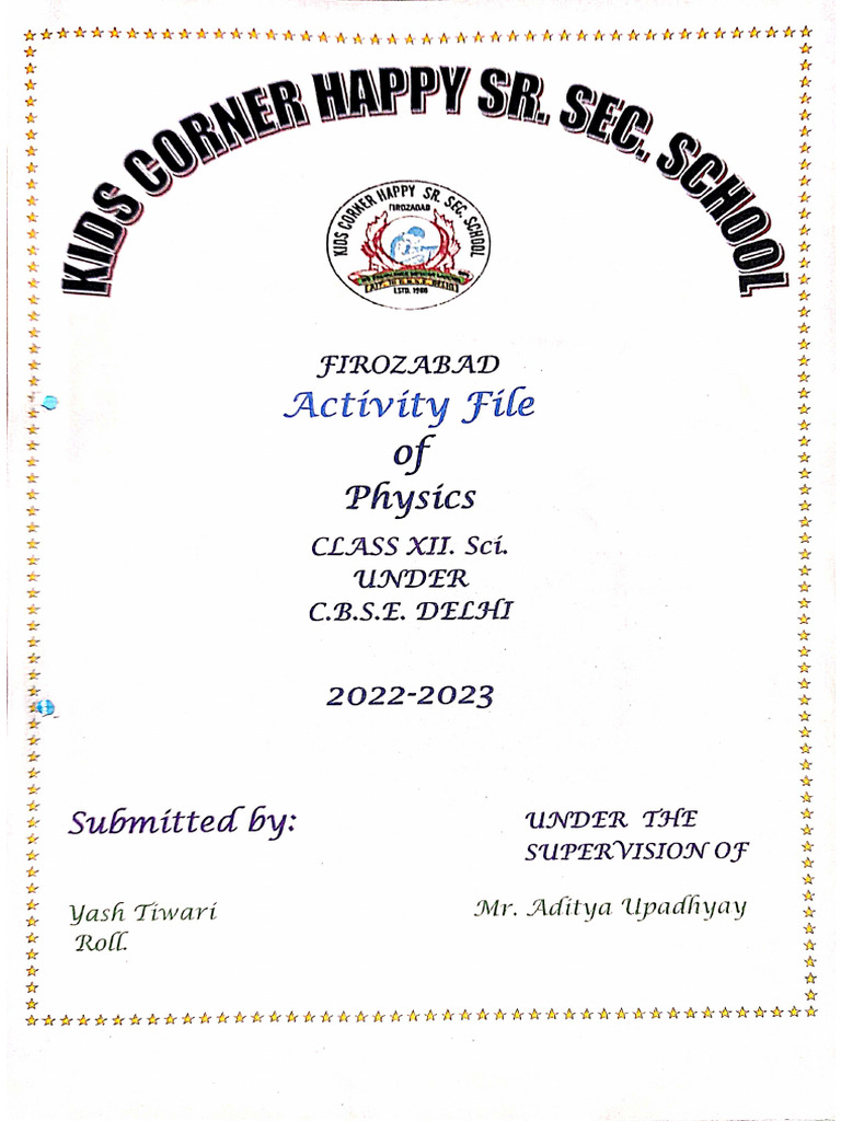 Physics Activity File | PDF