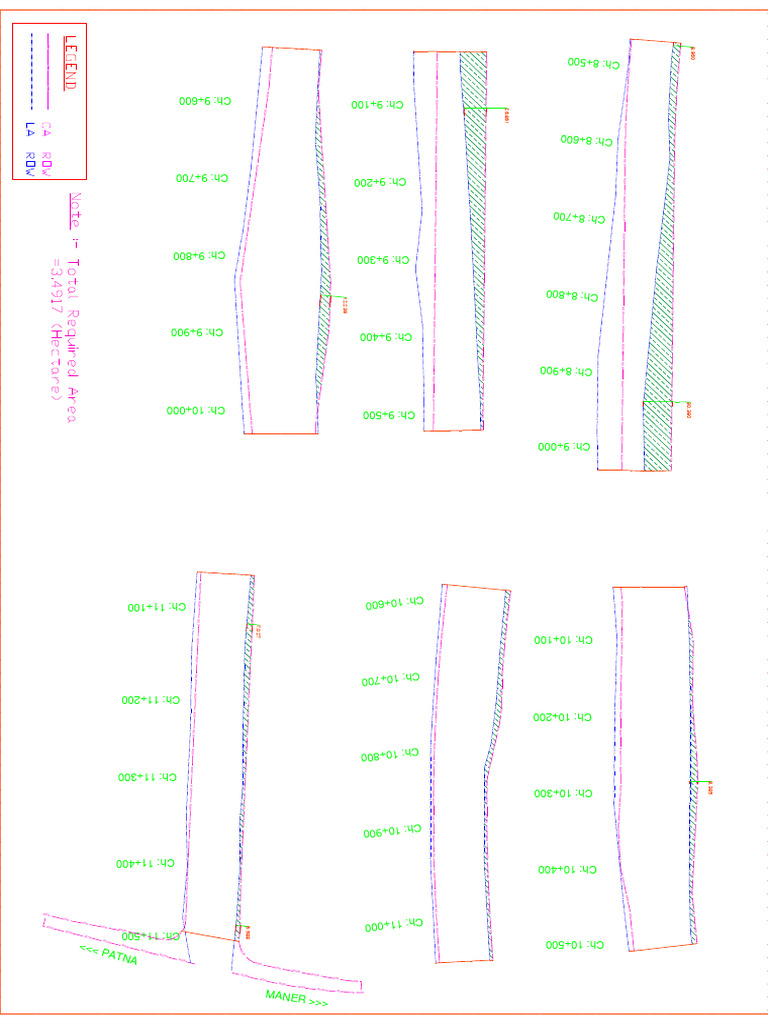 Ch. 8+480 To Ch. 11+500 ROW Enhancement Plot. 3 PDF | PDF