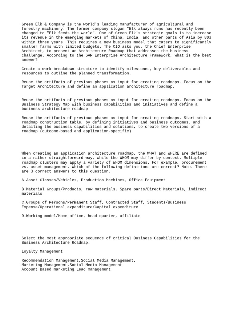 SAPEA Question 2 | PDF