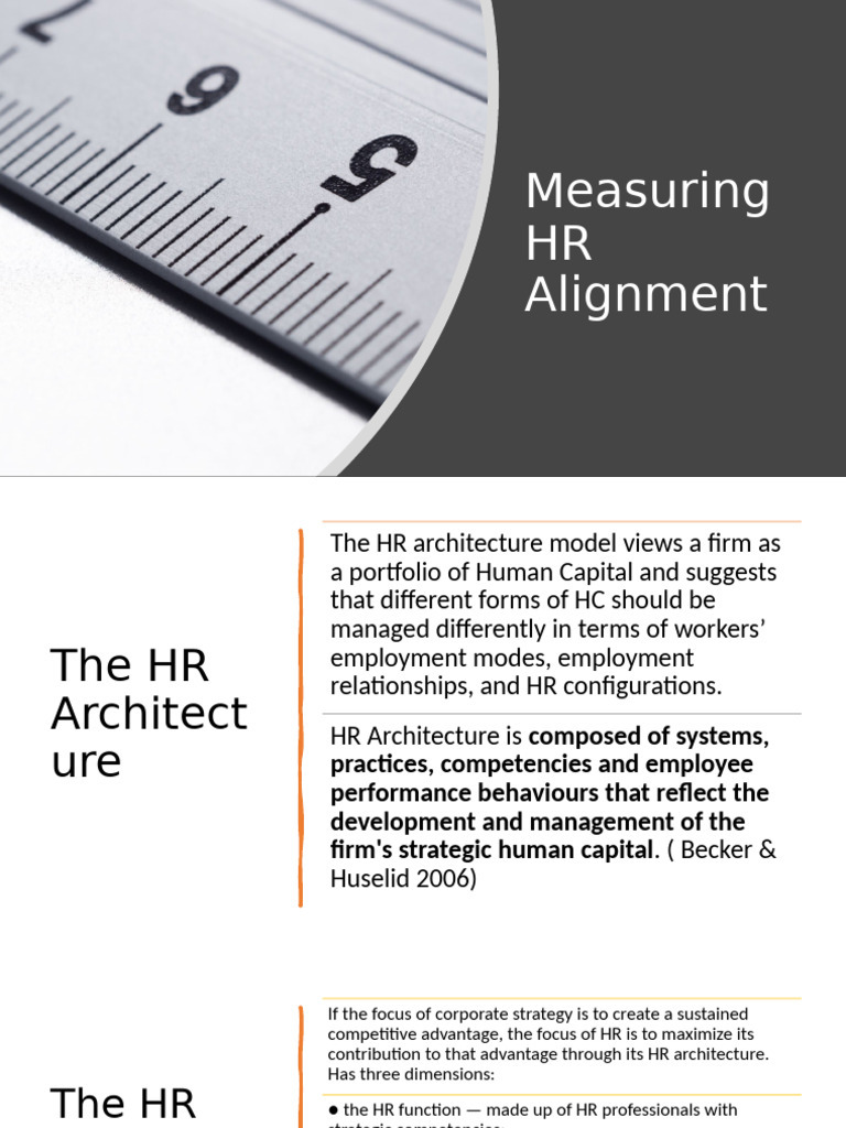 HR Alignment for Strategic Advantage | PDF | Measurement | System