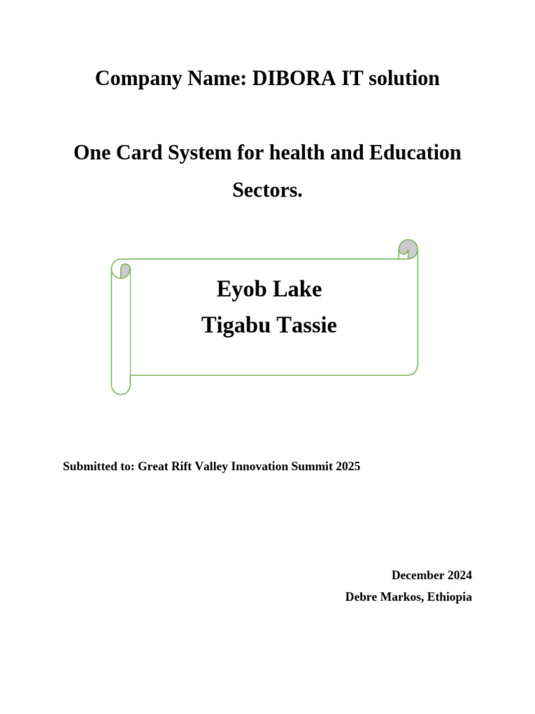 OneCardSystem Business Plan | PDF | Income | Libraries