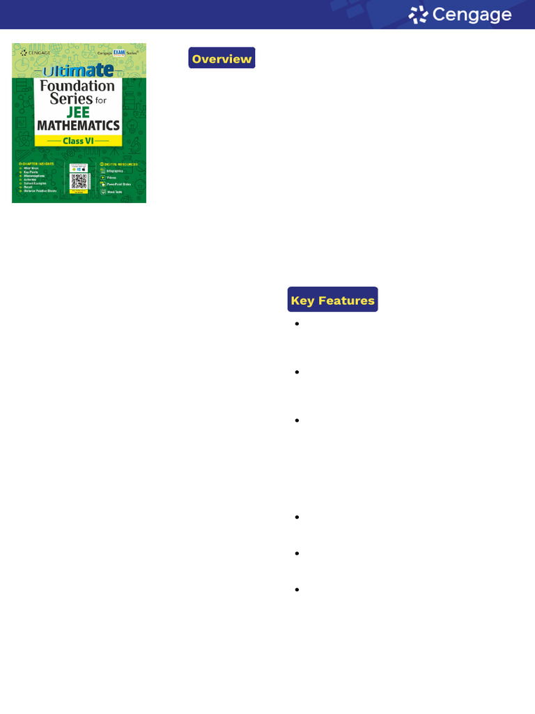 Foundation Mathematics for Class 6 | PDF | Mathematics | Concept