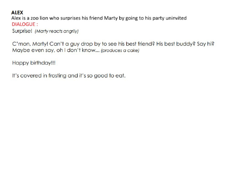 Dialogue Piece For Audition | PDF